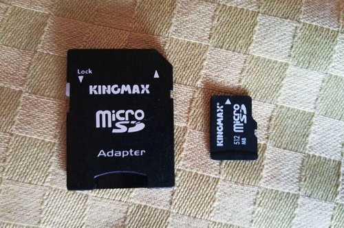 Карта памяти microsd 512