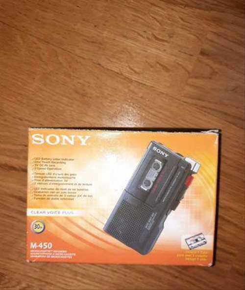 Кассетный диктофон Sony M-450
