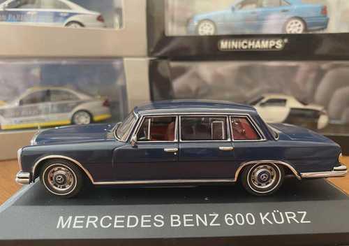 Mercedes-Benz 600 kurz W100, IXO, 1:43