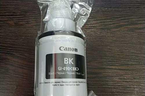 Краска Canon gi-490 черная