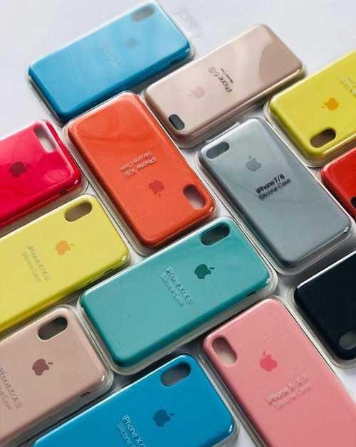 Чехлы на iPhone silicone case