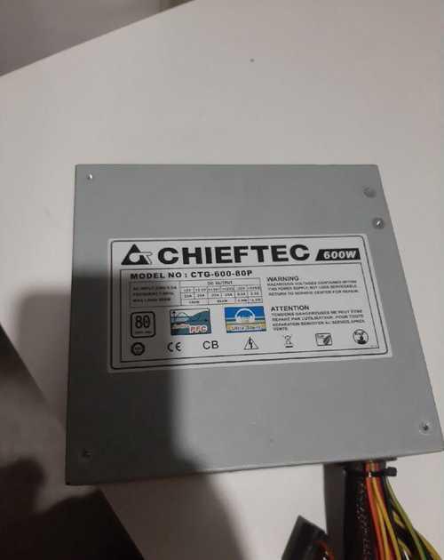 Блок питания Chieftec CTG-600-80P 600W