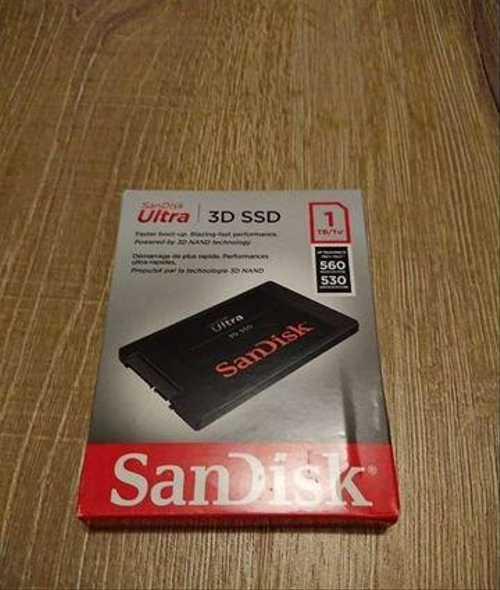 Sandisk Ultra ssd 1tb (новый)