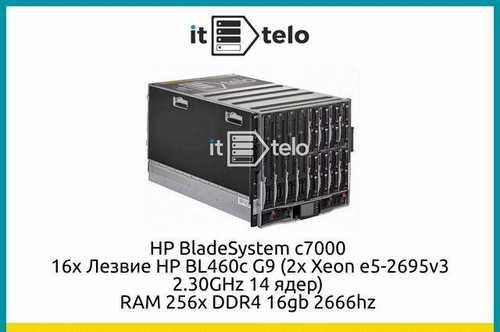 Блейд-система HP с7000+16x BL460сG8