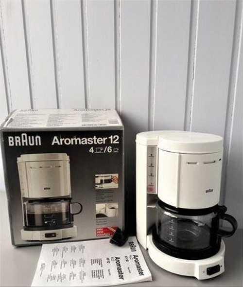 Капельная кофеварка braun aromaster KF12 Type 3075