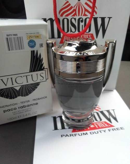 Paco rabanne invictus 80ml тестер оригинал