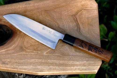 Японский нож Santoku 175mm vintage