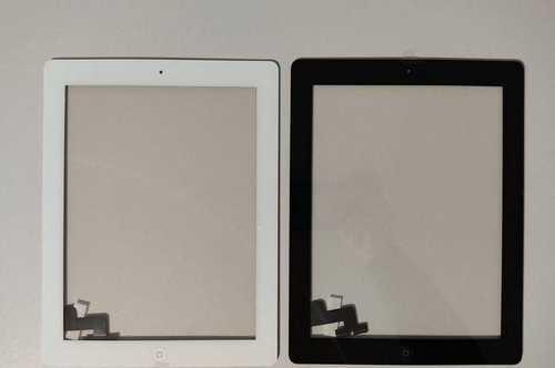 Тачскрин iPad 2, с кнопкой "Нome" и наклейками