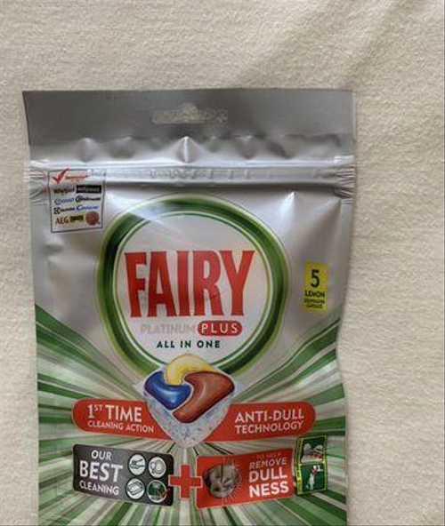 Капсулы fairy platinum для посудомоечных машин