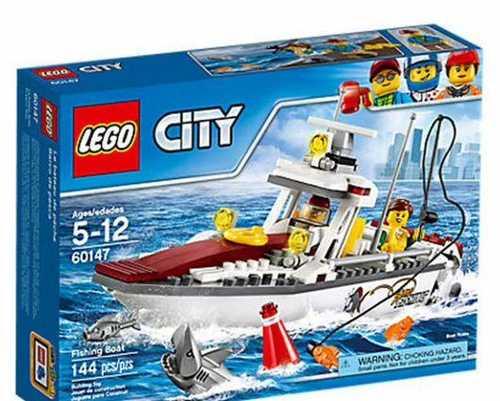 Lego City 60147 Рыболовный катер новый