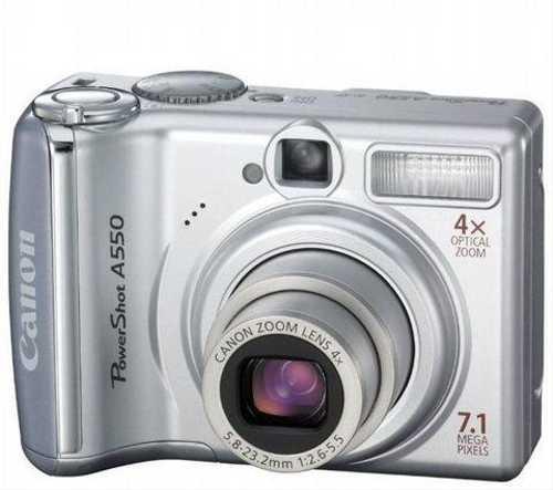 Фотоаппарат Canon PowerShot A550