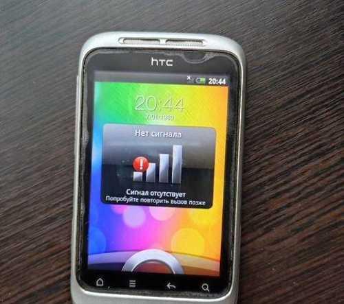 Смартфон HTC Wildfire S рабочий + 2 чехла