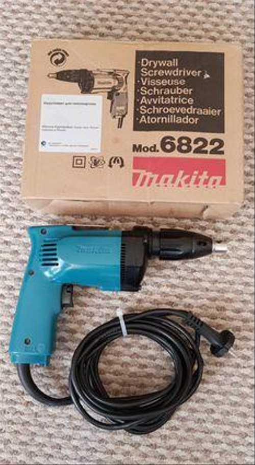 Шуруповерт для гипсокартона Makita 6822