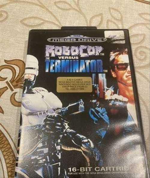 Robocop vs Terminator sega Megadrive PAL лицензия