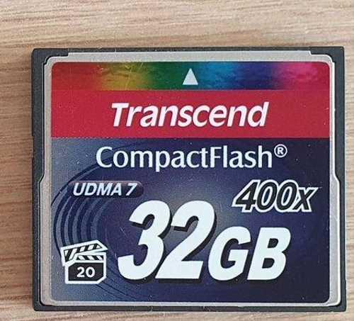 Карта памяти Transcend Premium CompactFlash 32GB u