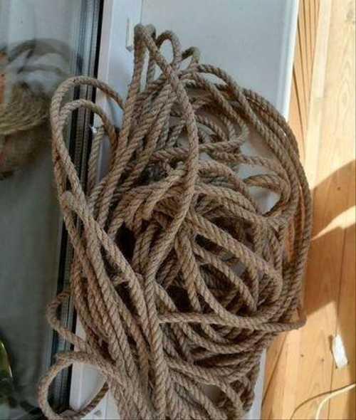 Джутовая верёвка 8 мм