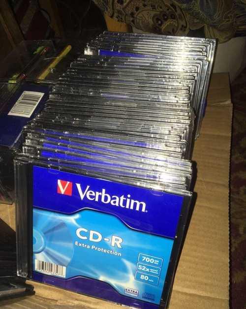 Диски Verbatim CD-R и CD-RV