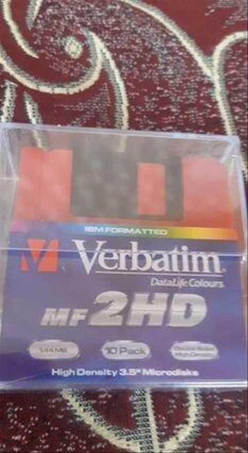 Дискеты Verbatim MF 2HD болванка