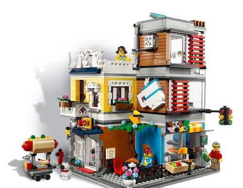 Lego Creator 31097 Зоомагазин и кафе в центре горо