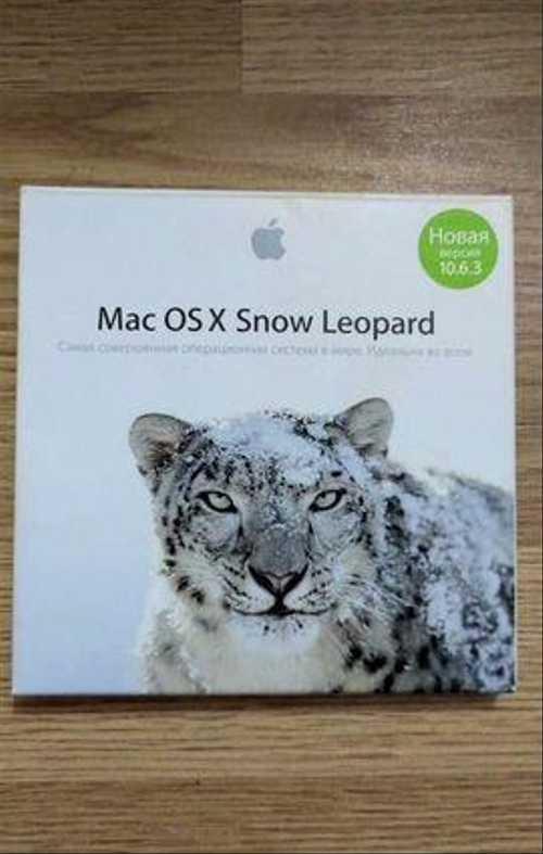 Установочный диск Mac OS X Snow Leooard