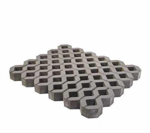 Плитка-решетка газонная бетонная