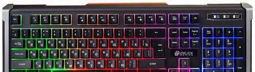 Игровая клавиатура oklick 710G black death Black