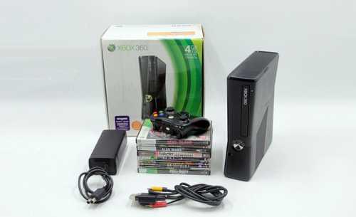 Xbox 360 Slim 320 GB L.T 3.0 в коробке