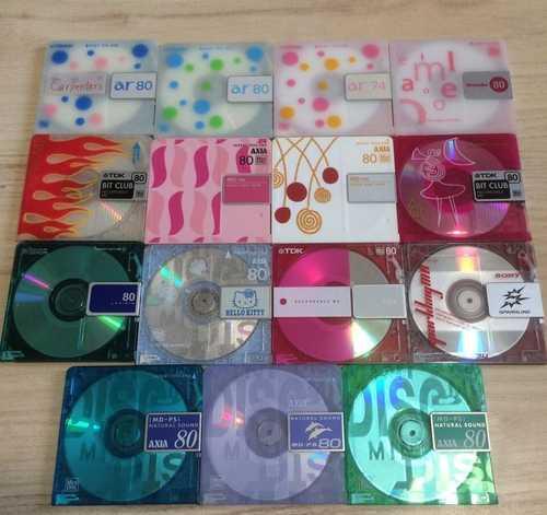 Minidisc мини диски коллекция 200 шт