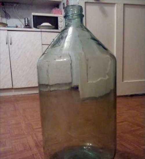 Бутыль стеклянная 50 литров