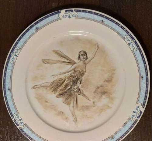Декоративная тарелка Балерина Павлова. Живопись