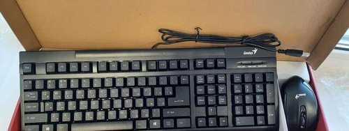 Комплект клавиатура и мышь Genius KM-122 USB