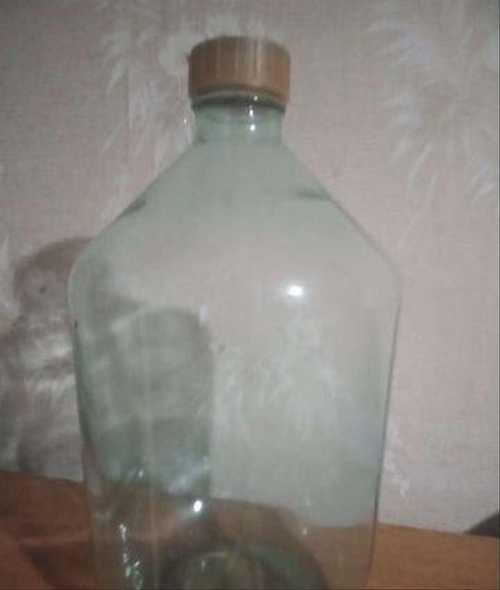 Стеклянный бутыль СССР 12 литров