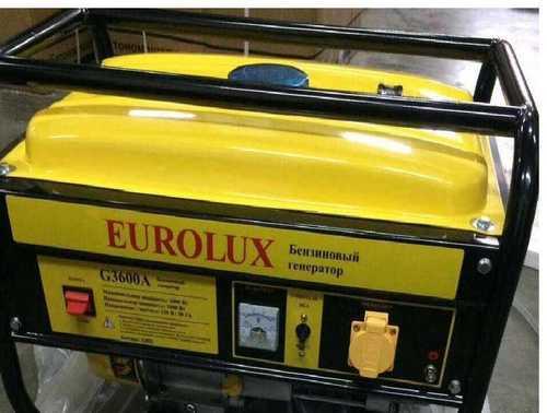 Бензиновый генератор G3600A Eurolux