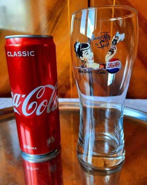 Стакан коллекционный Cola/Pepsi