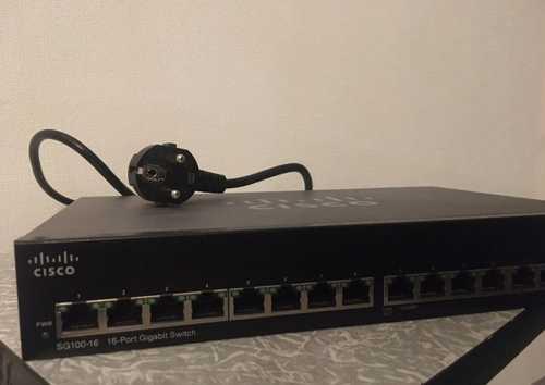 Коммутатор Cisco sg100-16 v2