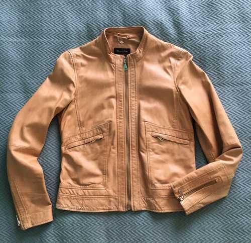 Кожаная куртка Massimo Dutti