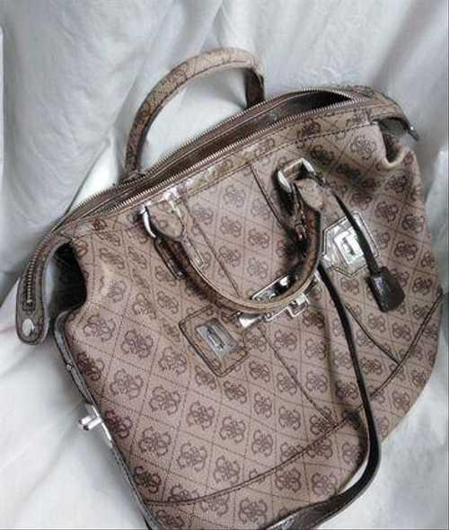 Сумка натуральная кожа Guess