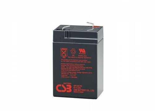 Аккумулятор для ибп csb gp 645 f2 6V 4.5Ah