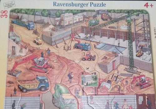 Пазл "стройка" ravensburger puzzle