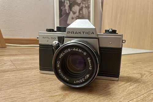 Плёночный фотоаппарат praktica mtl50 с объективом
