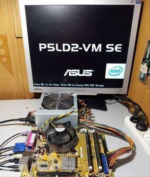 Сокет 775 asus p5Ld2-vm se rev 2.00g