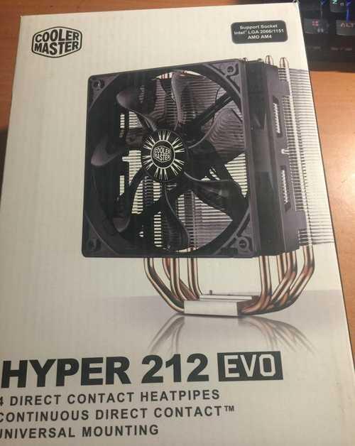 Процессорный куллер cooler master hyper 212 EVO