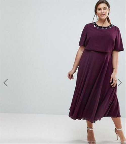 Платье вечернее ASOS curve р. L