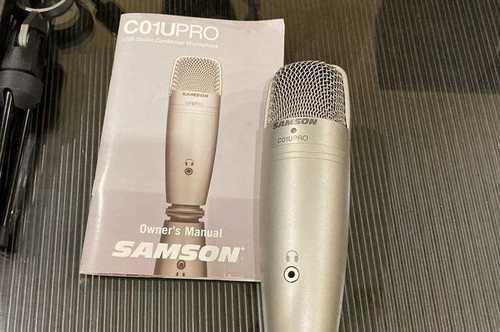 Студийный usb микрофон Samson c01u Pro