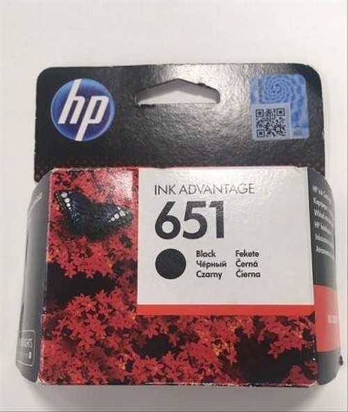 C2P10AE Картридж HP 651 чёрный оригинальный