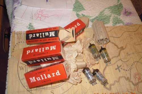 Радиолампы Mullard есс 81.82.83.88, Англия 60-х гг