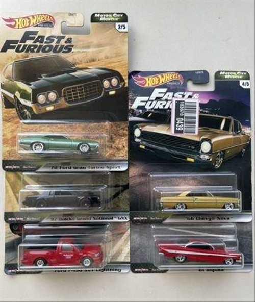 Hot wheels Motor city muscle Fast & Furious