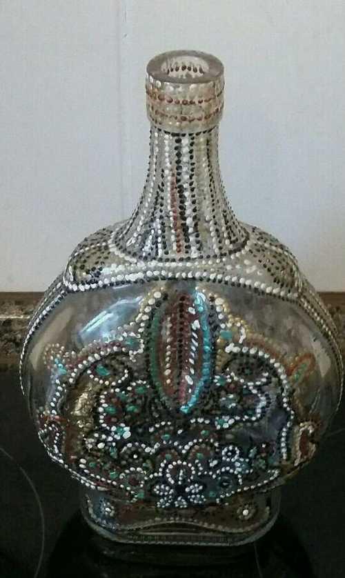Бутылочки авито. Декоративная бутыль в татарском стиле что в нее поставить.