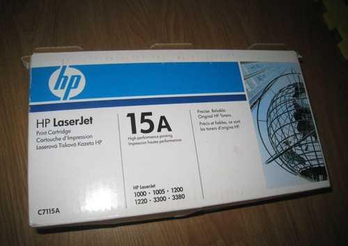 Картридж HP 7115А (15А) черный