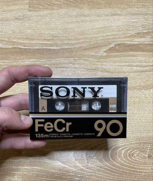 Аудиокассета sony fecr 90 новая в пленке